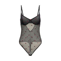 Hunkem&ouml;ller Hunkem&ouml;ller Body 'Chelsey' Damen Gr&ouml;&szlig;e XS gr&uuml;n / rot / schwarz