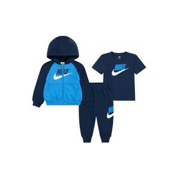 Nike Sportswear Set Jungen Gr&ouml;&szlig;e 116/122 navy / azur / wei&szlig;