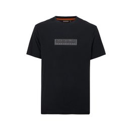 Napapijri T-Shirt Herren Gr&ouml;&szlig;e XXXL grau / schwarz