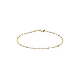 Elli Armband Damen Gr&ouml;&szlig;e 18 gold / transparent
