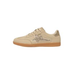 Only Sneaker 'ONLSANDRA' Damen Gr&ouml;&szlig;e 39 beige / gold