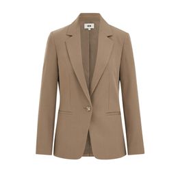 WE Fashion Blazer Damen Gr&ouml;&szlig;e 46 dunkelbeige
