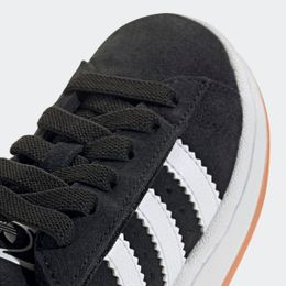 M&auml;dchen Sneaker "CAMPUS 00S COMFORT CLOSURE ELASTIC LACE KIDS", adidas originals, Gr. 29, schwarz-wei&szlig;, Leder, Schuhe, f&uuml;r Kinder & Jugendliche