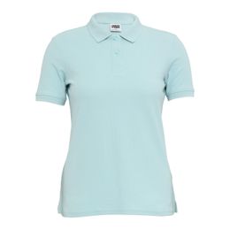 Urban Classics Damen Poloshirt "Urban Classics Ladies Polo Shirt"oceanblau, Gr. S, unifarben, 100% Baumwolle, Shirts
