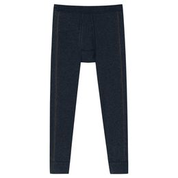 Schiesser Herren Lange Unterhose "Comfort Fit", Gr. 10nachtblau, Single Jersey, Obermaterial: 95% Baumwolle, 5% Elasthan, Unterhosen, softer Bund
