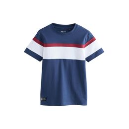 next T-Shirt Jungen Gr&ouml;&szlig;e 110 navy / rot / wei&szlig;
