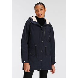 Jack Wolfskin Damen Funktionsparka "NEW DUNVILLE", blau, Gr. S, Obermaterial: 100% Polyester. Futter: 100% Polyester. Wattierung: 100% Polyester,
