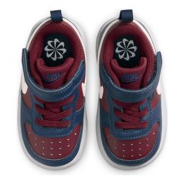 Nike Sportswear M&auml;dchen Sneaker "COURT BOROUGH LOW RECRAFT (TD)", Gr. 21, rot, Synthetik, Textil, Schuhe, Design auf den Spuren des Air Force 1, f&uuml;r