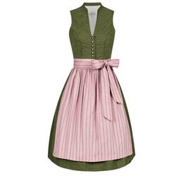 N&uuml;bler N&Uuml;BLER Damen Dirndl "Dirndl midi Rita", gr&uuml;n, Gr. 38, Obermaterial: 100% Baumwolle CO., Kleider