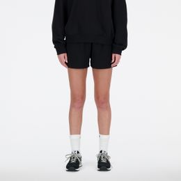 New Balance Damen Shorts "Sport Essentials French Terry Short", schwarz, Gr. XS, Obermaterial: 60% Baumwolle, 40% Polyester, Hosen, atmungsaktiv,