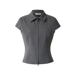 WEEKDAY Bluse 'Dani' Damen Gr&ouml;&szlig;e S/M dunkelgrau / schwarz / wei&szlig;