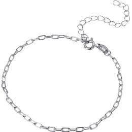 Firetti Damen Silberkette "Schmuck Geschenk Silber Armband Kette Fu&szlig;kette Bauchkette Ankerglieder", 21, Silber 925 (Sterlingsilber), B: 2mm, silber,