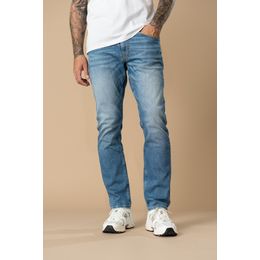 Herren Straight-Jeans "Men Denim Straight"light indigo, Gr. 33, PETROL INDUSTRIES, Denim/Jeans, Obermaterial: 99% Baumwolle, 1% Elasthan, Jeans,