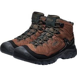 Keen Herren Wanderschuh "TARGHEE IV MID WP", Gr. 42bison, brindle, Leder, Textil, Schuhe, wasserdicht