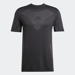adidas Performance Funktionsshirt 'GYM+' Herren Gr&ouml;&szlig;e XL grau / schwarz