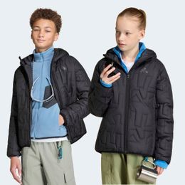 adidas terrex Kinder Outdoorjacke "K XPR PD JKT"schwarz, Gr. 176, Obermaterial: 100% Polyester, Jacken