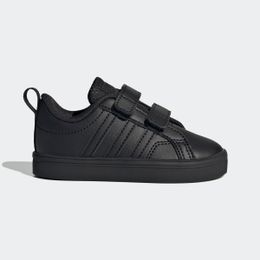 Kinder Klettschuh "VS PACE 2.0 KIDS", adidas Sportswear, Gr. 27, schwarz, Synthetik, Textil, Schuhe, f&uuml;r Kinder