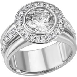 Firetti Damen Fingerring "Schmuck Geschenk Silber 925 Silberring Ring Kreis", 58, Silber 925 (Sterlingsilber), 8,3mm, silber, Silber 925