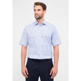 Eterna Herren Kurzarmhemd "COMFORT FIT"blau, Gr. 42, Twill, 100% Baumwolle, Hemden, NON IRON (b&uuml;gelfrei)