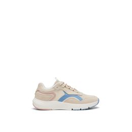 Marc O'Polo MARC O'POLO Damen Sneaker "aus Rindleder und Mesh", Gr. 40dry sand, gold, Obermaterial: 95% Leder (Rind), 5% Polyamid, unifarben, Schuhe