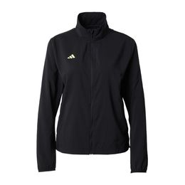 adidas Performance Sportjacke 'Adizero Essentials' Damen Gr&ouml;&szlig;e XL limette / schwarz