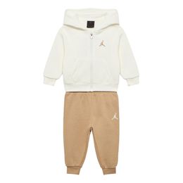 Jordan Jogginganzug 'BRKLN' Jungen Gr&ouml;&szlig;e 92/98 cappuccino / wei&szlig;