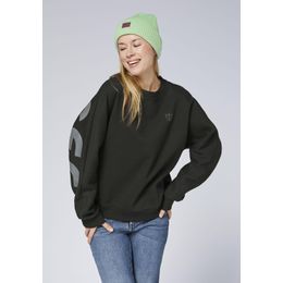 Chiemsee Damen Sweatshirt, schwarz, Gr. XS, 88% Baumwolle, 12% Polyester, Sweatshirts