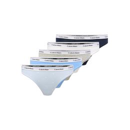 Calvin Klein Underwear Slip Damen Gr&ouml;&szlig;e M navy / himmelblau / hellblau / hellgrau / wei&szlig;