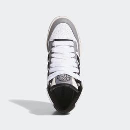 M&auml;dchen Sneaker "RAPID COURT MID", adidas Sportswear, Gr. 39, schwarz-wei&szlig;, Leder, Synthetik, Schuhe, Sneaker, Schn&uuml;rboots, Winterschuhe, f&uuml;r Kinder