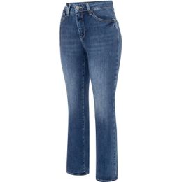 MAC Damen 3/4-Jeans "Dream Kick", blau, Gr. 34, Denim/Jeans, Obermaterial: 93% Baumwolle, 5% Elastomultiester, 2% Elasthan, Jeans, Saum modisch