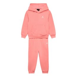 Jordan Jogginganzug 'BRKNLN FLC' Jungen Gr&ouml;&szlig;e 98/104 hellpink / wei&szlig;