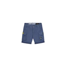 Herren Shorts "Crew Short Patch", blau, Gr. 30, Alpha Industries, Obermaterial: 98% Baumwolle, 2% Elastan; Futter: 100% Baumwolle, Hosen