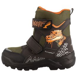 Lurchi M&auml;dchen Winterboots "Kepa SYMPATEX", Gr. 33dunkelbraun, gr&uuml;n, Lederimitat, Textil, Schuhe, Klettboots mit SYMPATEX, Gr&ouml;&szlig;enschablone zum