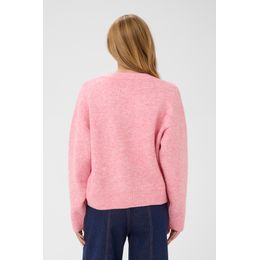 Saint Tropez Damen Strickpullover "PariaSZ V-Neck Pullover", rosa, Gr. M, Strick, Obermaterial: 68% Polyamid, 28% Polyester, 4% Elasthan, Pullover