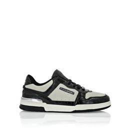 Plein Sport Damen Sneaker "Low-Top-Sneaker", Gr. 42, schwarz-wei&szlig;, Schuhe