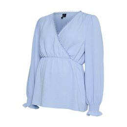 Vero Moda Maternity Umstand Bluse 'VMMALVA' Damen Gr&ouml;&szlig;e S hellblau