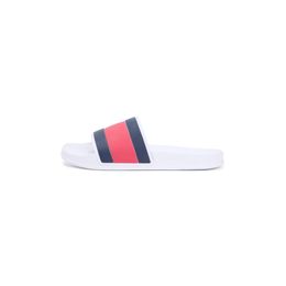 Tommy Hilfiger Pantolette Herren Gr&ouml;&szlig;e 44 navy / rot / wei&szlig;