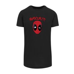 F4NT4STIC Herren T-Shirt "Marvel Deadpool Seriously", schwarz, Gr. S, Obermaterial: 100% Baumwolle, Shirts, Print
