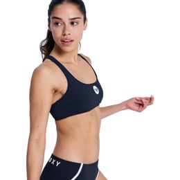 Roxy Damen Bandeau-Bikini-Top "Roxy Active Athletic Bra", schwarz-wei&szlig;, Gr. XS, Obermaterial: 75% Nylon, 25% Elasthan., Bikini-Oberteile
