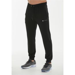 Virtus Herren Sweathose "Streat", schwarz, Gr. S, unifarben, 66% Viskose, 30% Polyester, 4% Elasthan, Hosen, mit Baumwoll-Touch