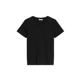 Marc O'Polo MARC O'POLO Damen T-Shirt "aus Organic Cotton SIngle Jersey", schwarz, Basic, Gr. XXS, unifarben, Obermaterial: 100% Baumwolle, Shirts