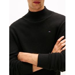 Tommy Jeans Herren Rollkragenpullover "TJM SLIM FIT ROLL NECK", schwarz, Gr. XXXL, Sweatware, Obermaterial: 100% Baumwolle, Pullover, mit Mock Neck,