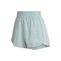 adidas Performance Sportshorts 'PACER' Damen Gr&ouml;&szlig;e M hellblau / wei&szlig;