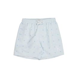 Calvin Klein Swimwear Badeshorts Jungen Gr&ouml;&szlig;e 152/164 opal / pastellblau / wei&szlig;
