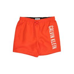 Calvin Klein Swimwear Badeshorts 'Intense Power' Jungen Gr&ouml;&szlig;e 152/164 orangerot / wei&szlig;