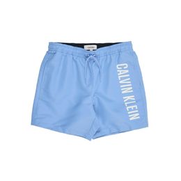 Calvin Klein Swimwear Badeshorts 'Intense Power' Jungen Gr&ouml;&szlig;e 164/176 blau / wei&szlig;