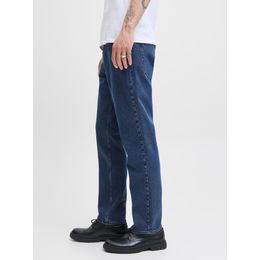 Jack & Jones JACK & JONES Herren Regular-fit-Jeans "JJICLARK JJEVAN CB 179 NOOS"blau denim, Gr. 33, unifarben, Denim/Jeans, Obermaterial: 77% Baumwolle, 22%