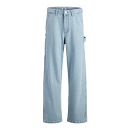 Jack & Jones Kinder Relax-fit-Jeans "JJIALEX JJCARPENTER NS 850 LN JNR"blau denim, Gr. 134, JACK & JONES JUNIOR, unifarben, Denim/Jeans, Obermaterial: 100%