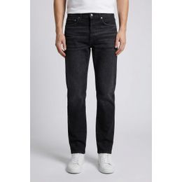Herren Straight-Jeans "STANDARD STRAIGHT", schwarz, Gr. 36, Calvin Klein Jeans, unifarben, Denim/Jeans, Obermaterial: 99% Baumwolle, 1% Elasthan,