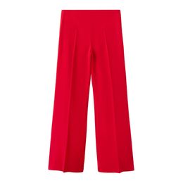 Mango Pleated Pants 'Iguana' female size 52 Red